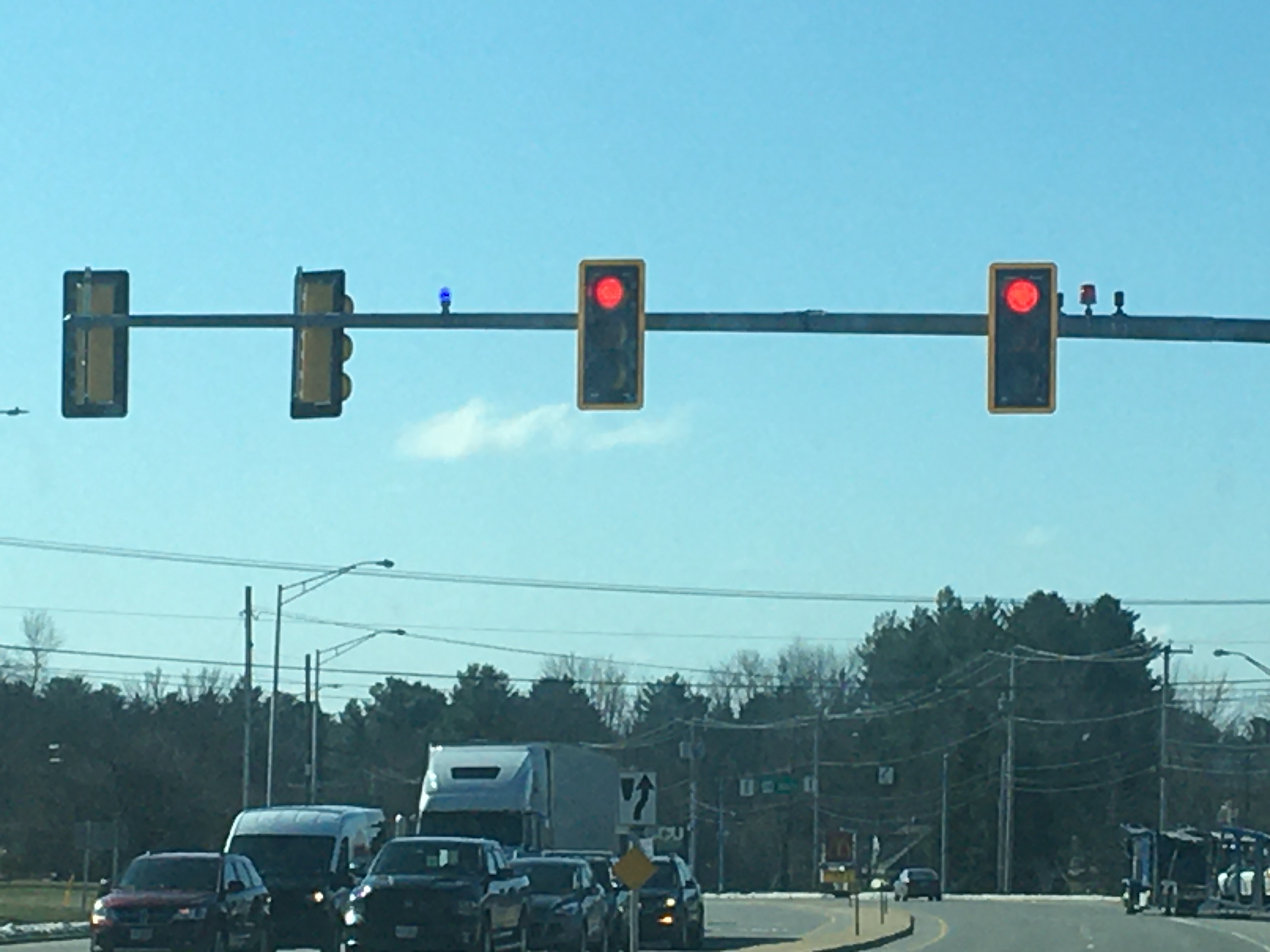 Blue Enforcement Light | Hudson New Hampshire