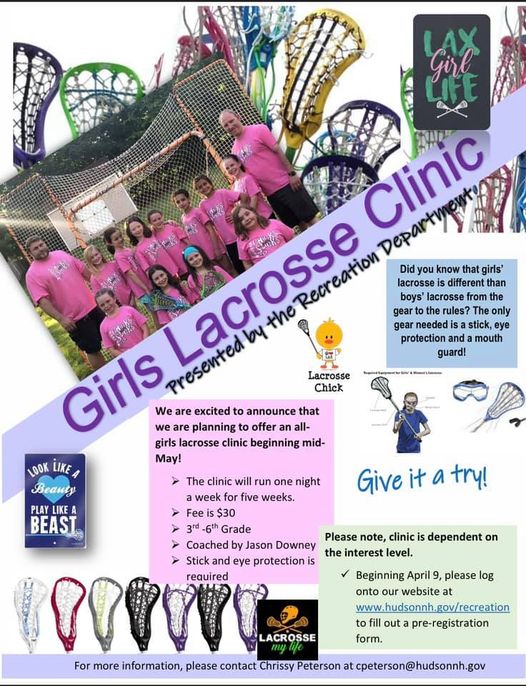 Girls Lacrosse Clinic | Hudson New Hampshire